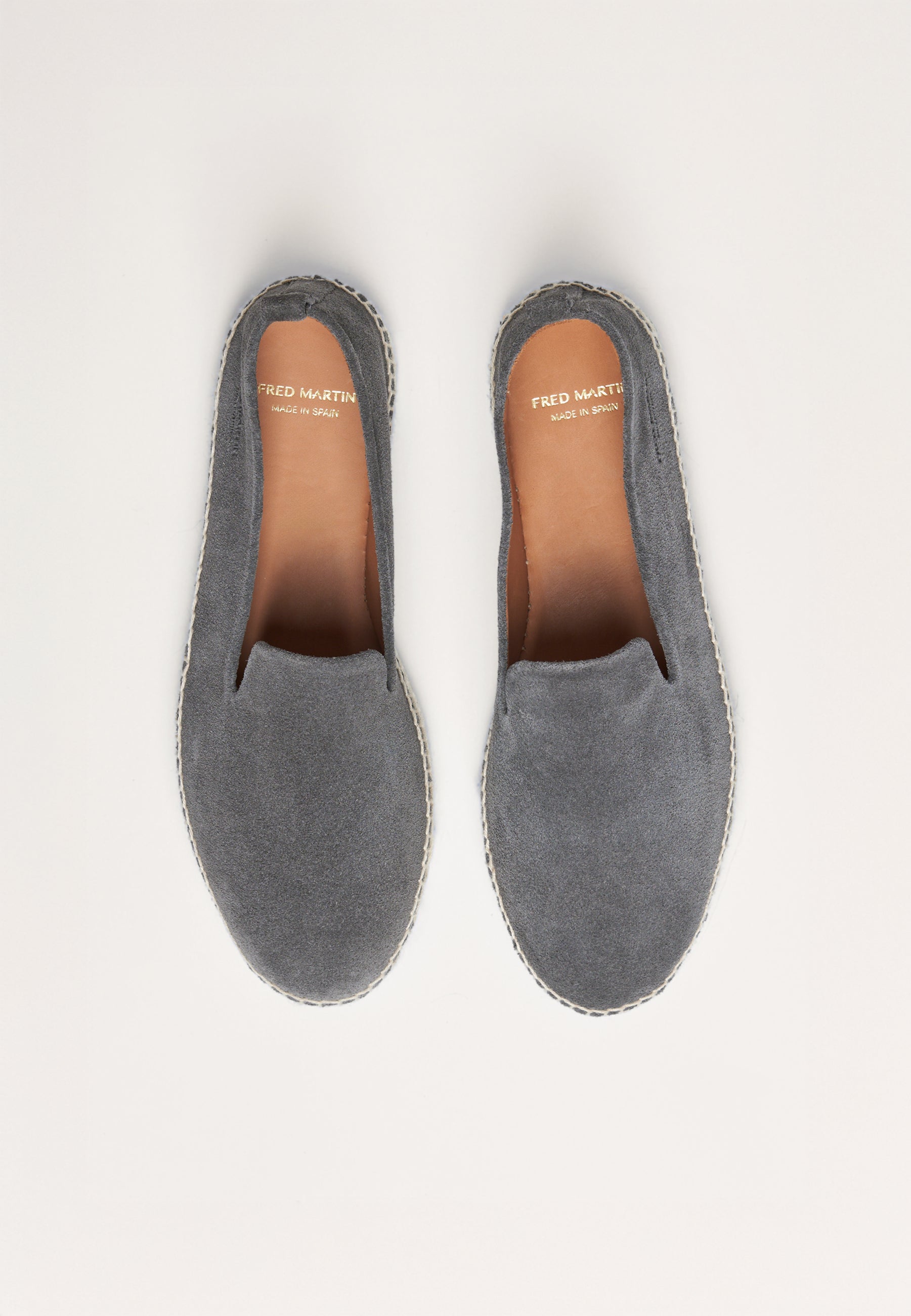 Slippers - Piombo Suede – Fred Martin